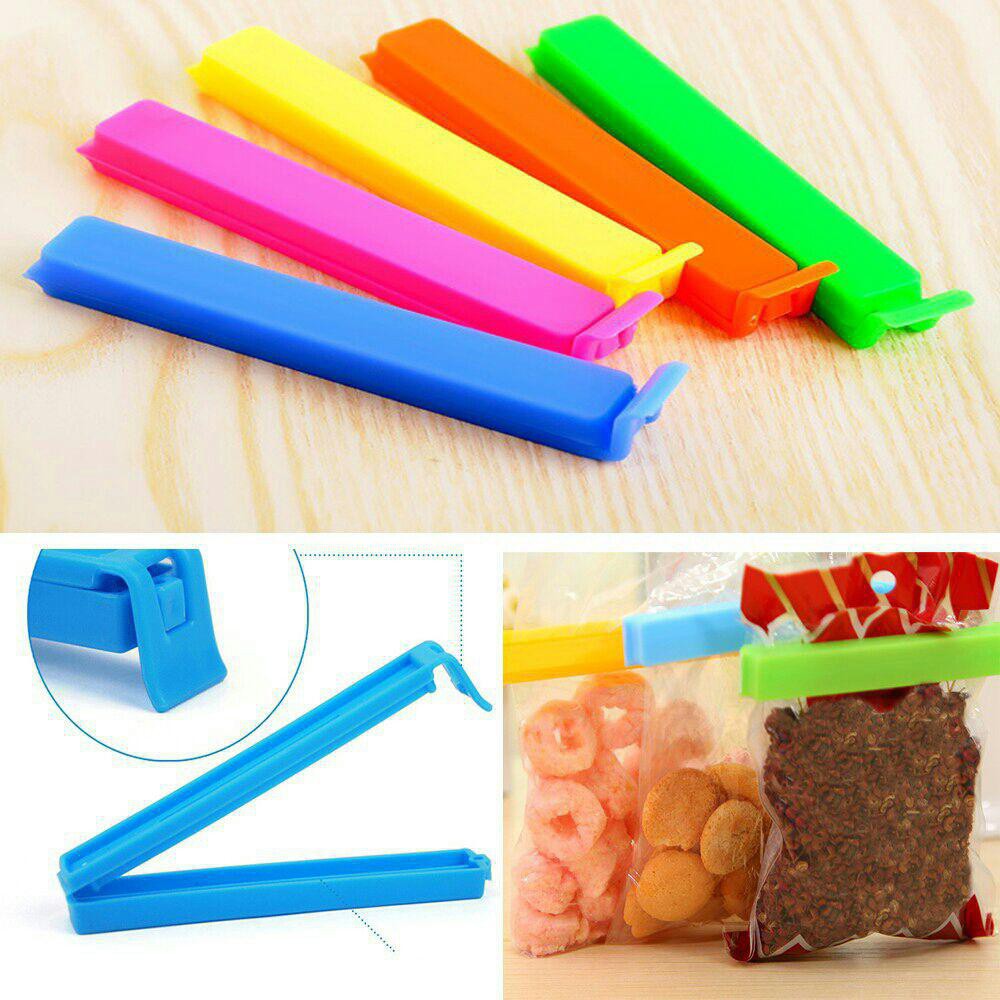 Pack of 6 Reusable Plastic Food Snack Storage Seal Clips - InMall