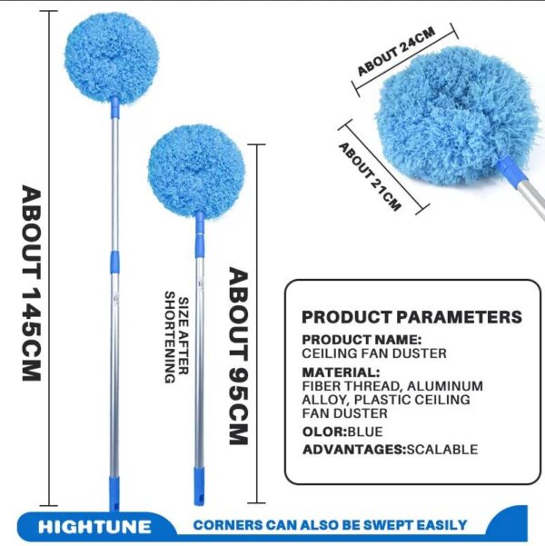Extra Large Microfiber Feather Duster Flexible Ceiling - InMall